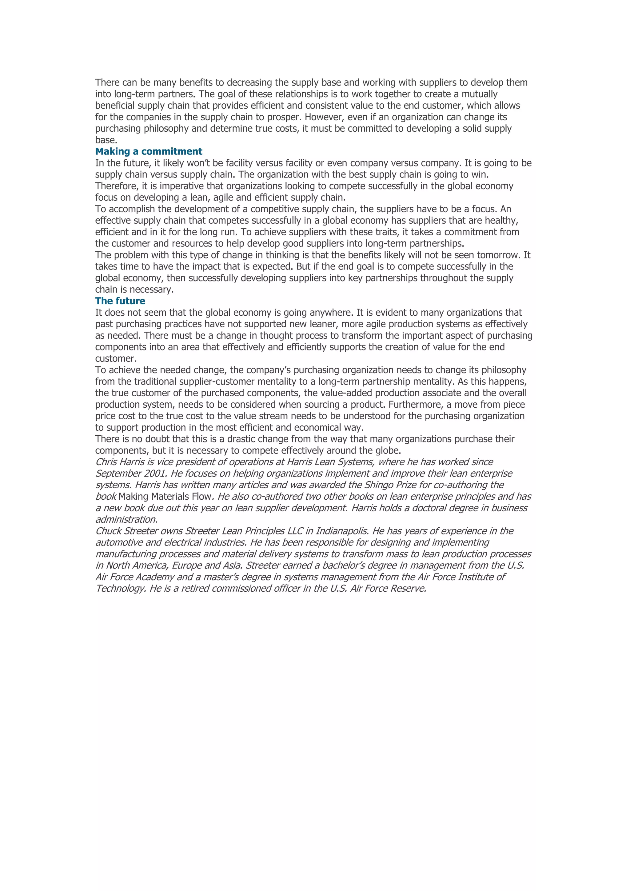 A new purchasing philosophy | DOCX