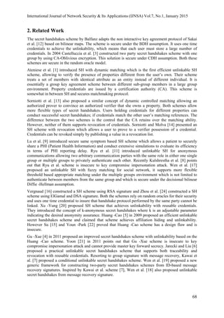 A new secret handshakes scheme with dynamic matching based on zss | PDF | Internet | Computing