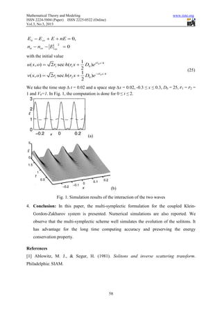 A new six point finite difference scheme for nonlinear waves interaction model | PDF | Physics ...