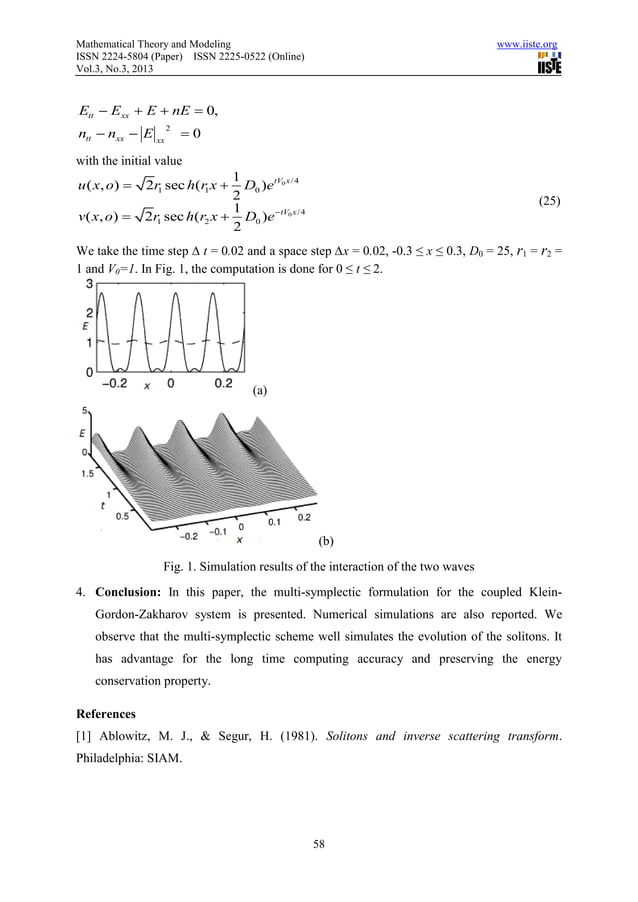A new six point finite difference scheme for nonlinear waves interaction model | PDF | Physics ...