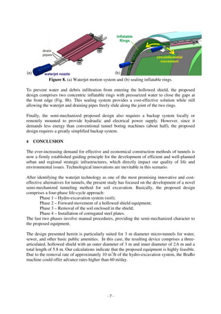 A new soil tunnelling machine with waterjet technology | PDF
