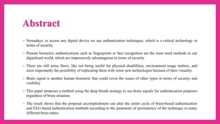 A New Solution to the Brain State Permanency for Brain-Based ...