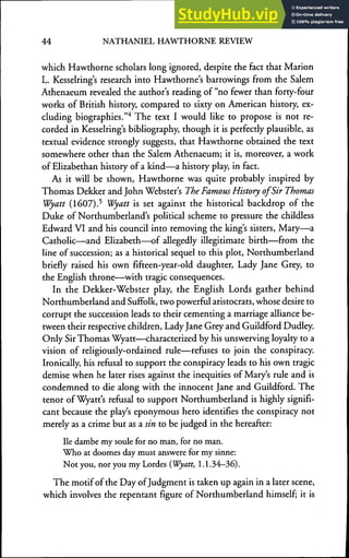 A New Source For The Title And Themes Of The Scarlet Letter | PDF ...