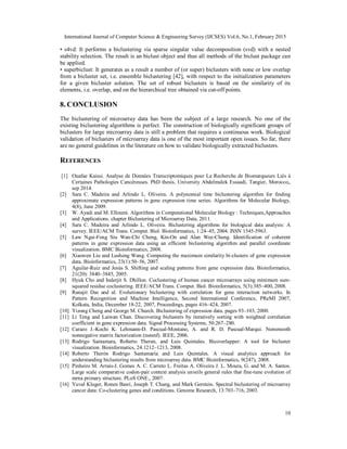 A new study on biclustering tools, | PDF