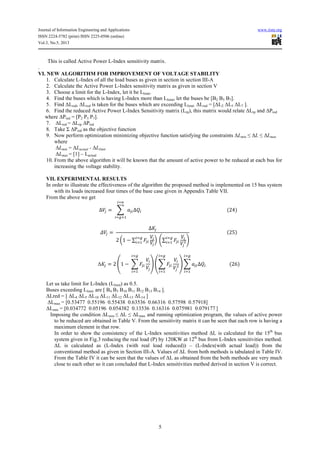 A new technique to find the effect of active power loading on voltage stability and algorithm to ...