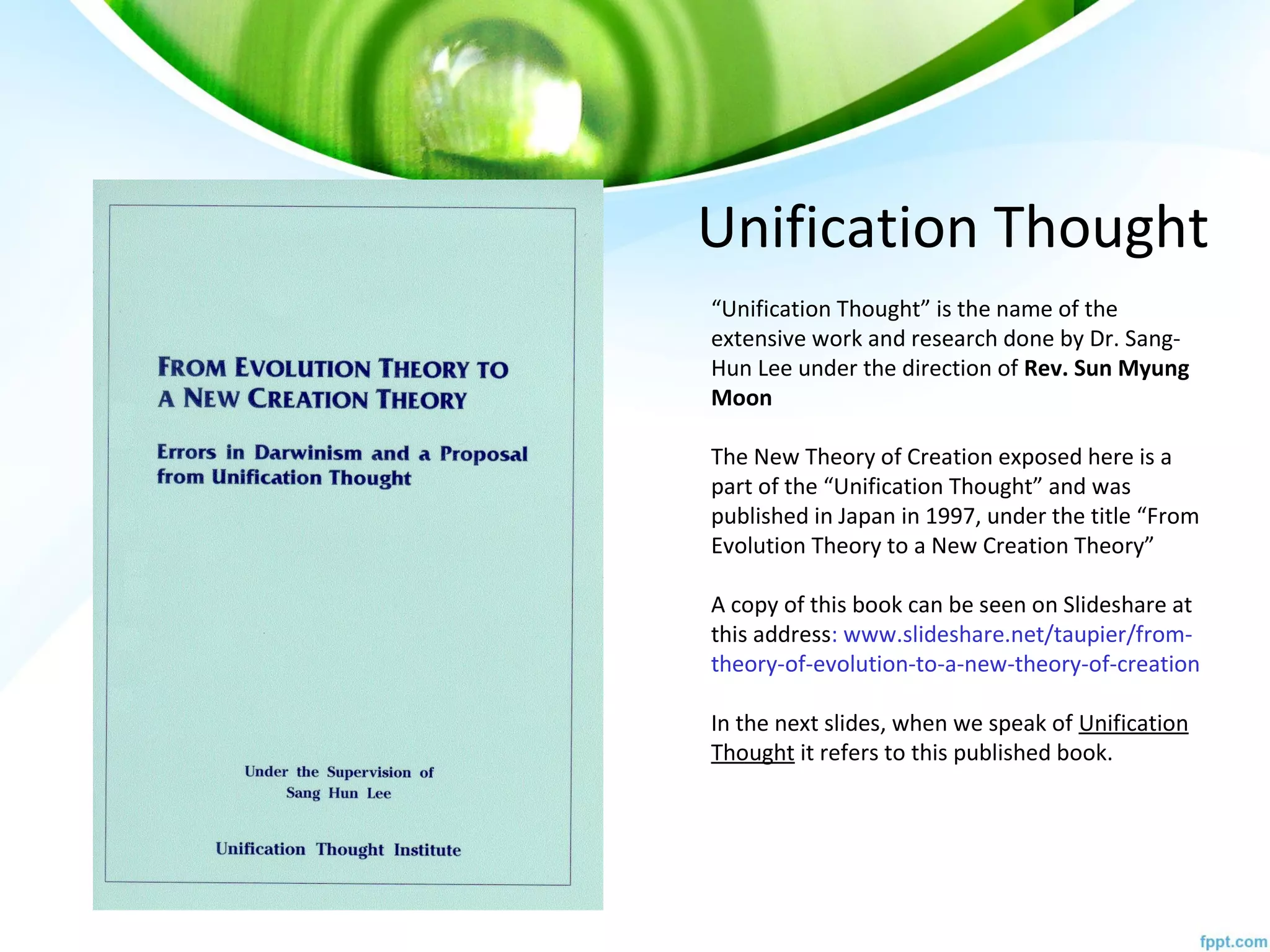 A New Theory of Creation | PPT