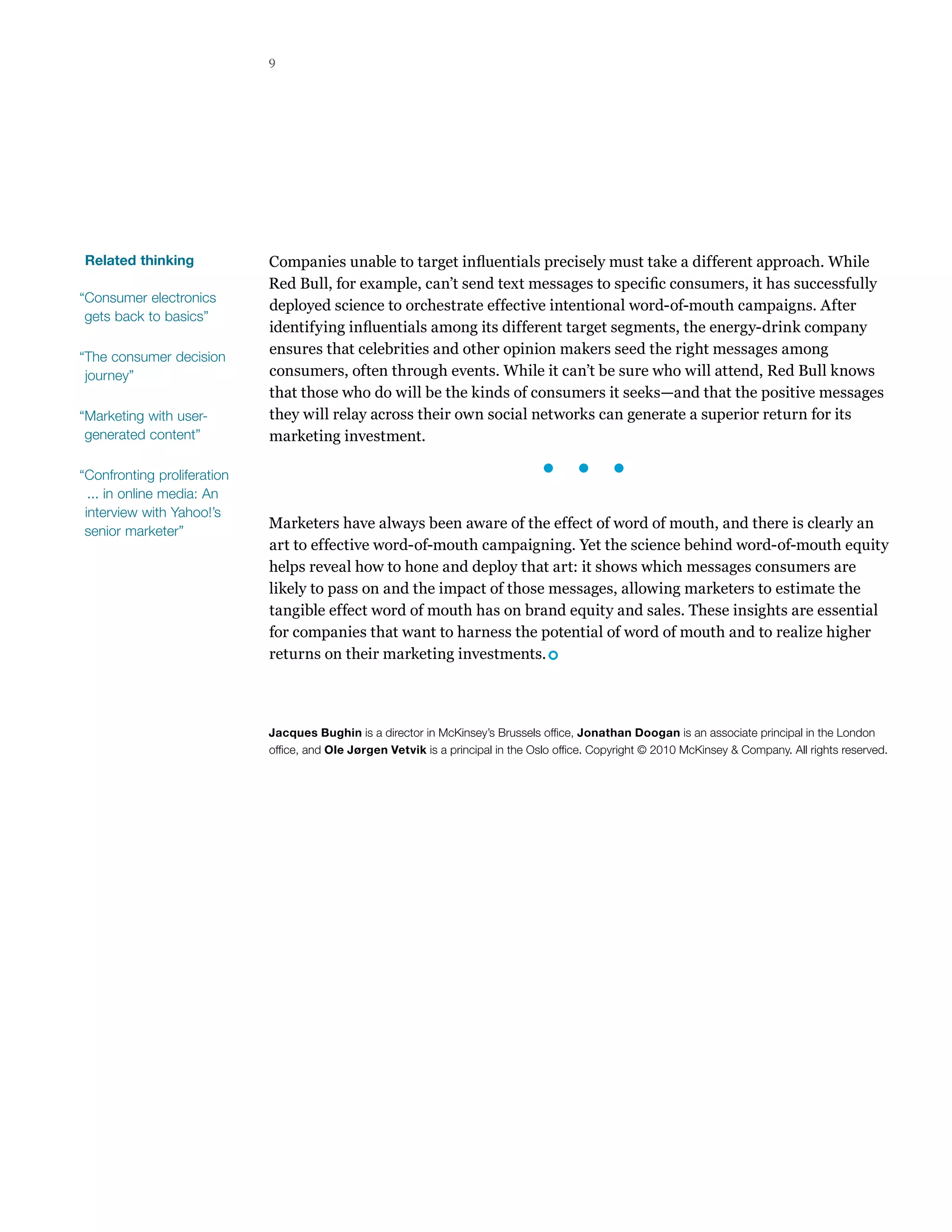 A new way to measure word of-mouth marketing | PDF