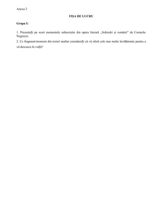 Anexa 2 fisa de lucru 2 | DOC