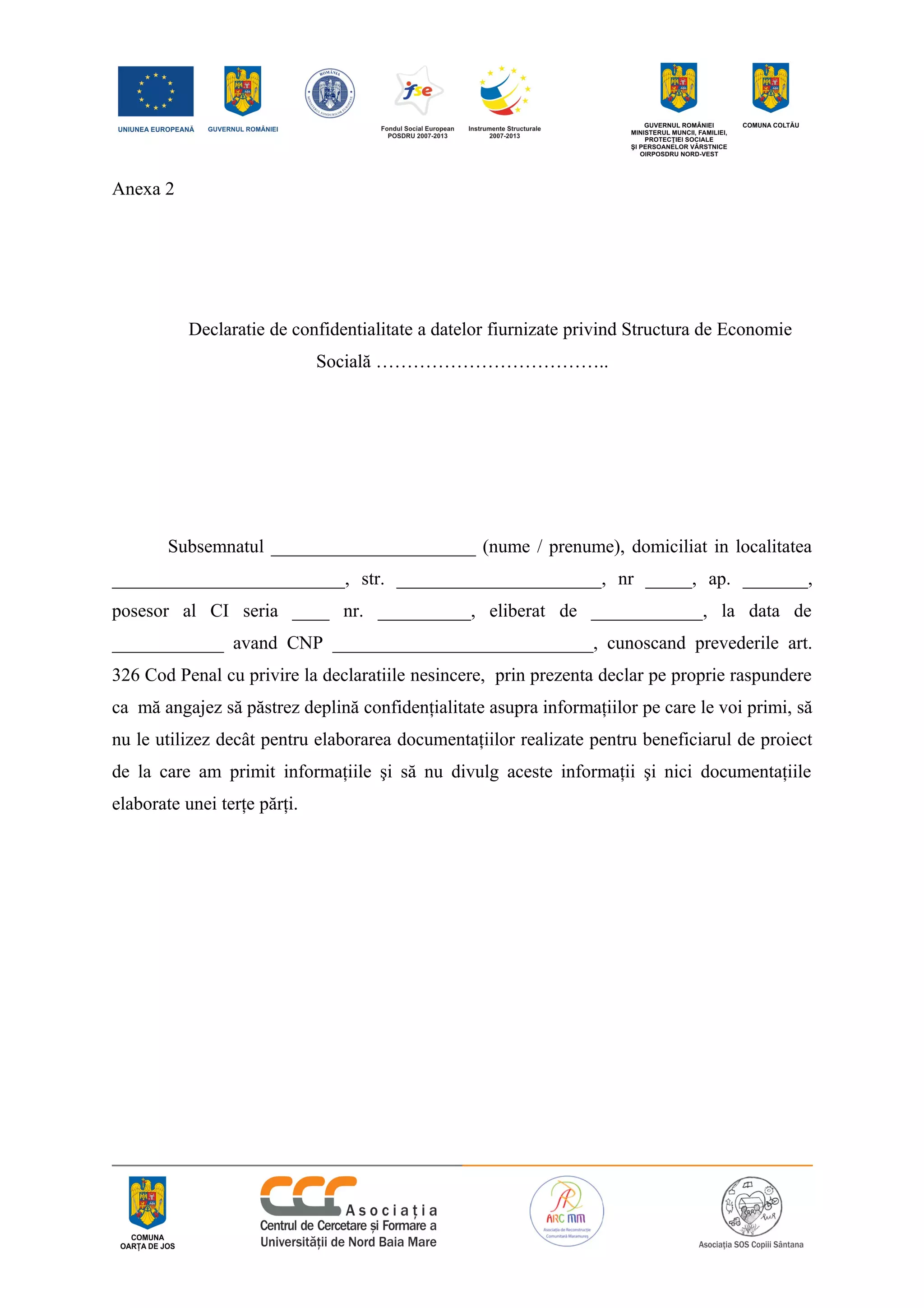 Anexa 2 ses ccf | PDF