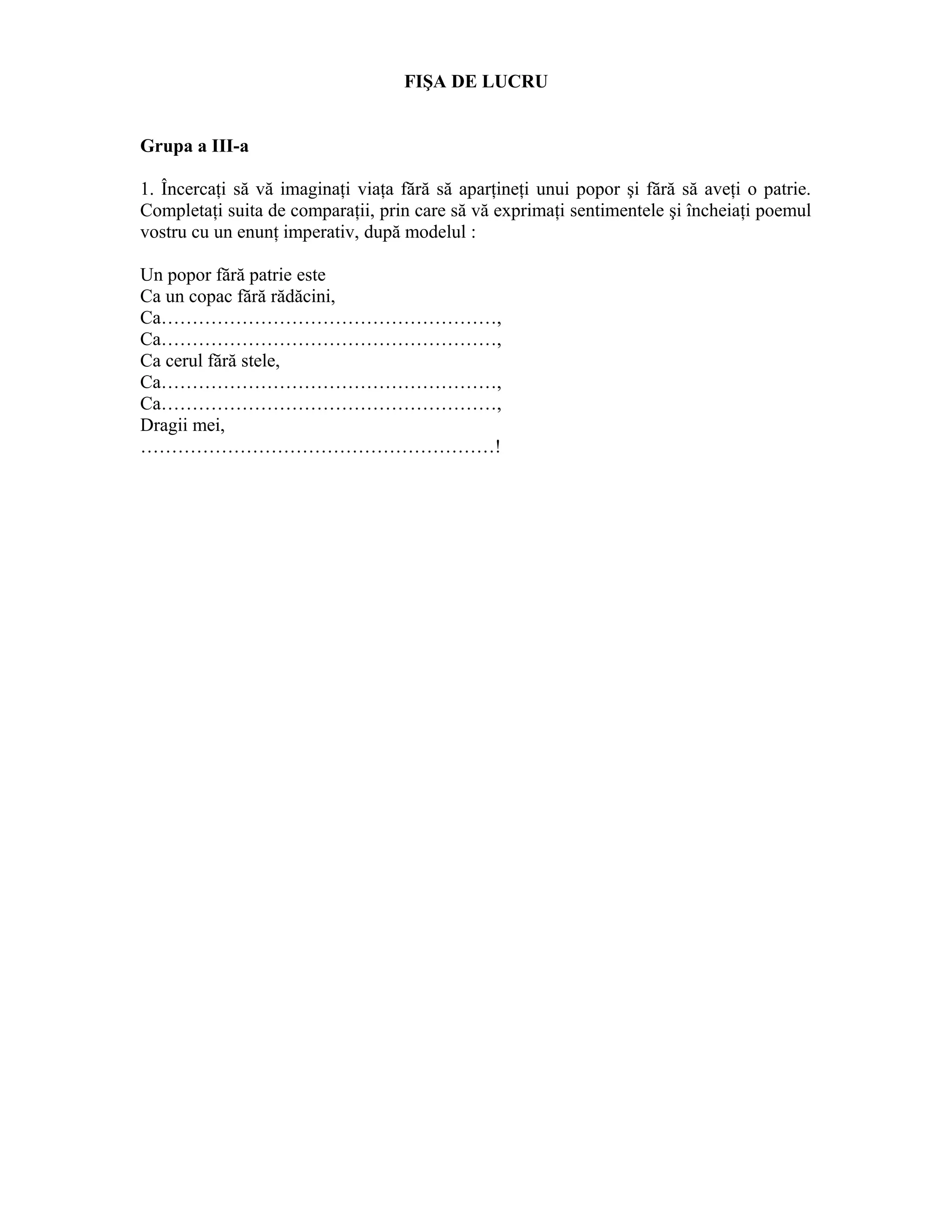 Anexa 3 fisa de lucru | DOC