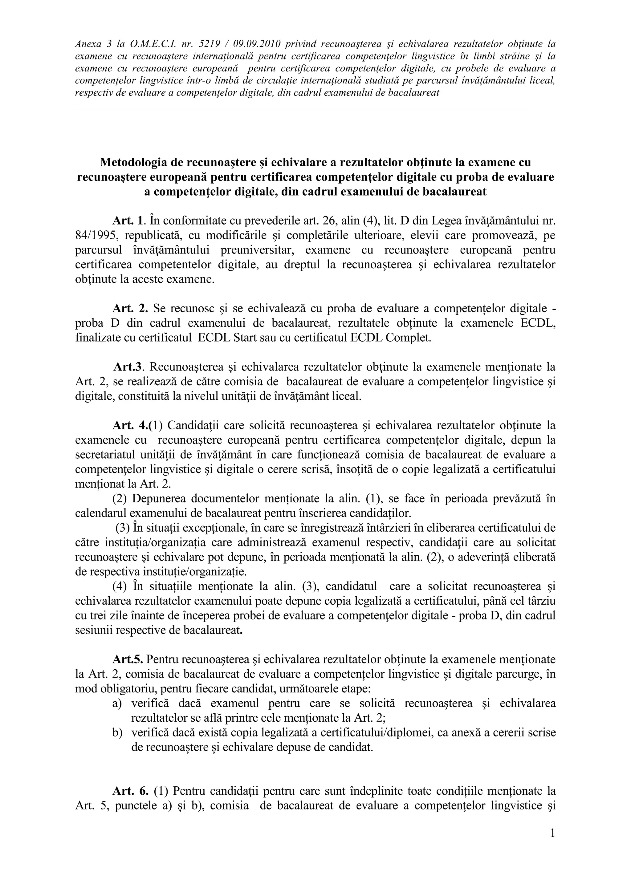 Anexa 3 om nr. 5219 | PDF