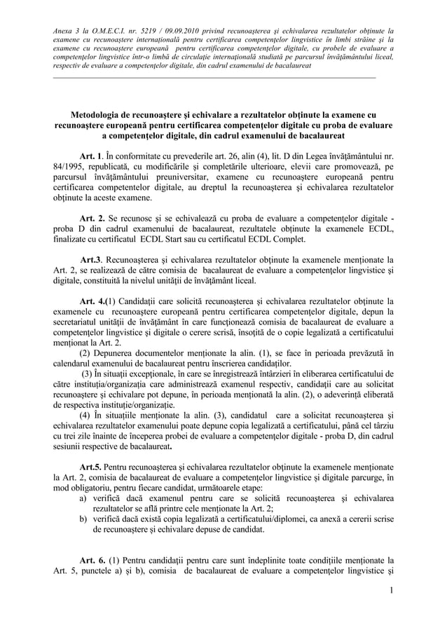 Anexa 3 om nr. 5219 | PDF