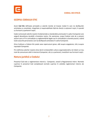 Codul de etica al Grupului CEZ in Romania | PDF