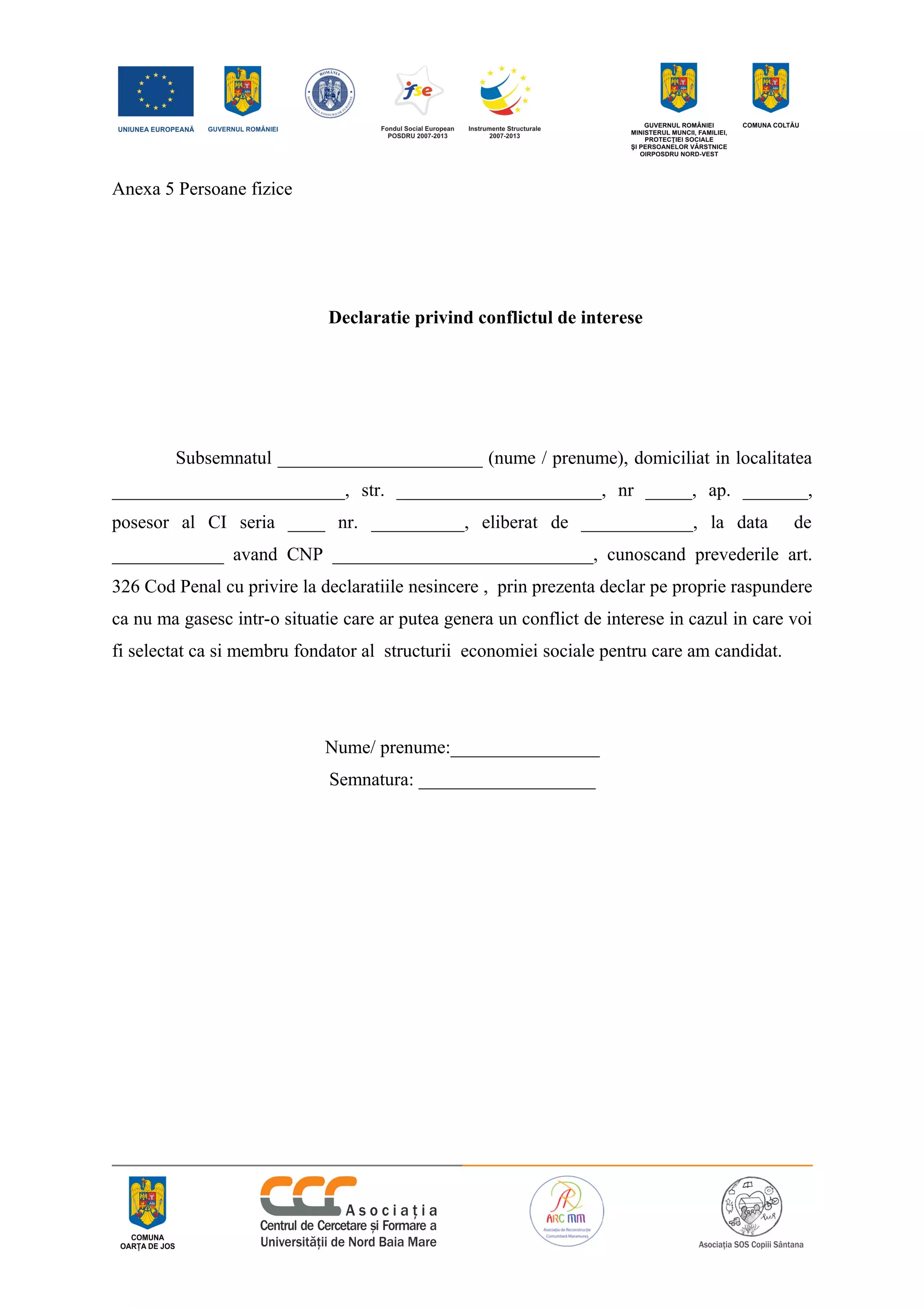 Anexa 5 ses ccf | DOC