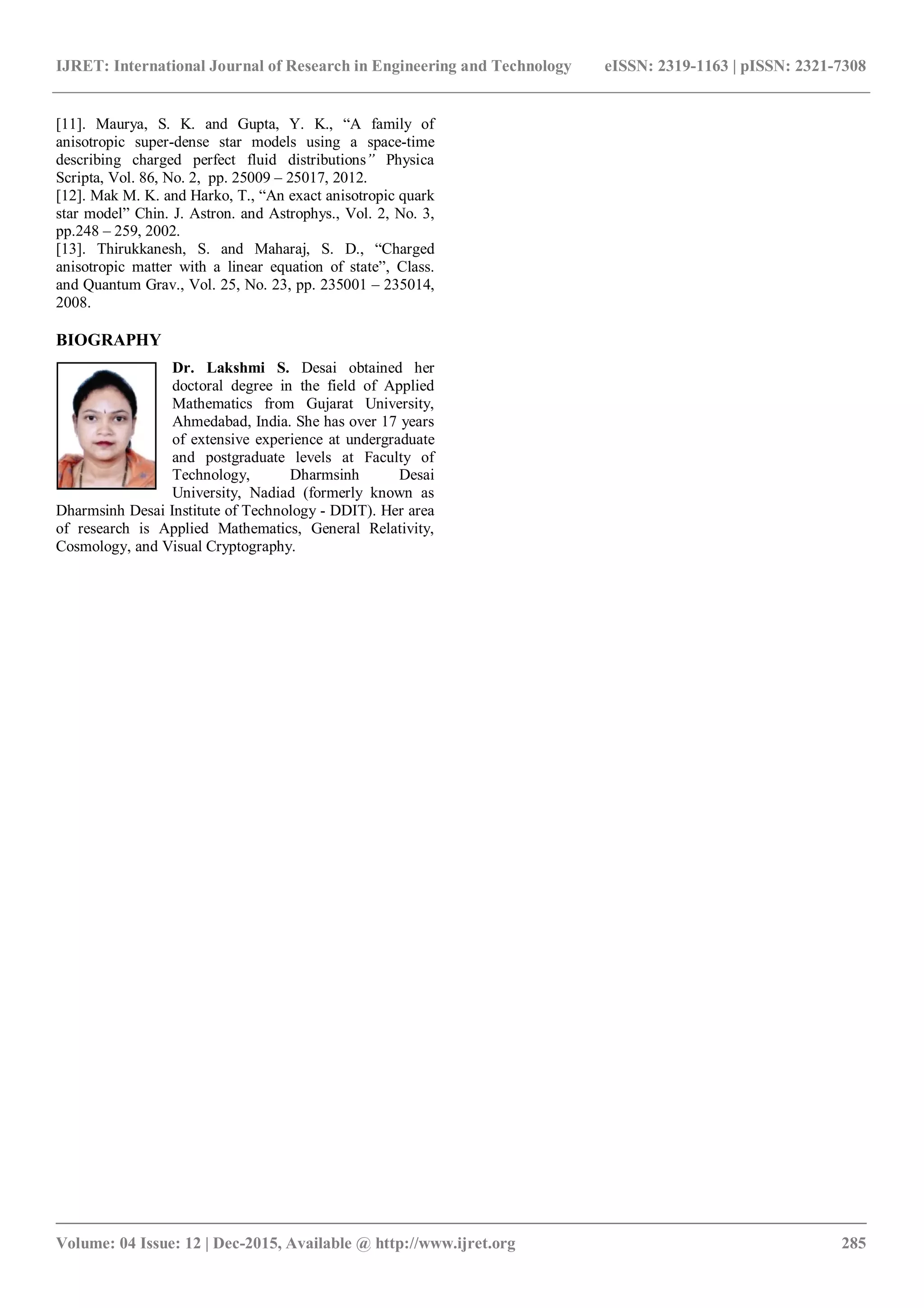 An exact solution of einstein equations for interior field of an anisotropic fluid sphere | PDF