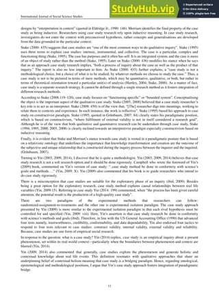 An Examination Of Case Studies In Management Research A Paradigmatic Bridge | PDF