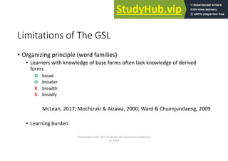 An Examination Of The New General Service List | PDF