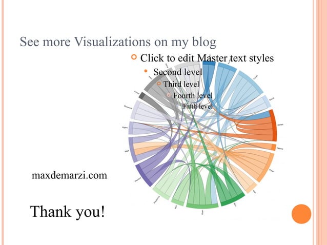 An example graph visualization with Processing.js | PDF