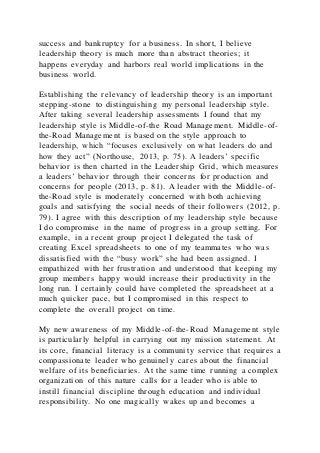 AN EXAMPLELeading Financial Literacy in Disenfranchised Co | PDF