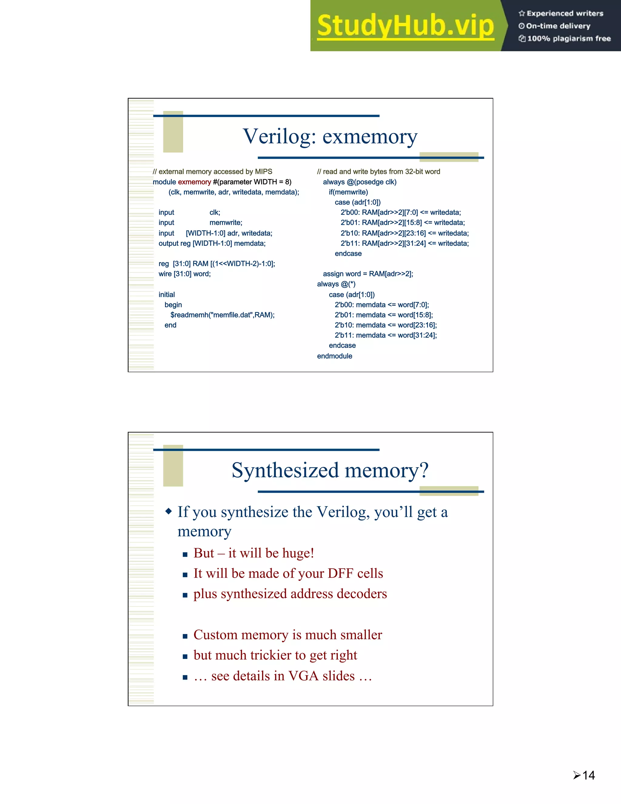 An Example MIPS | PDF