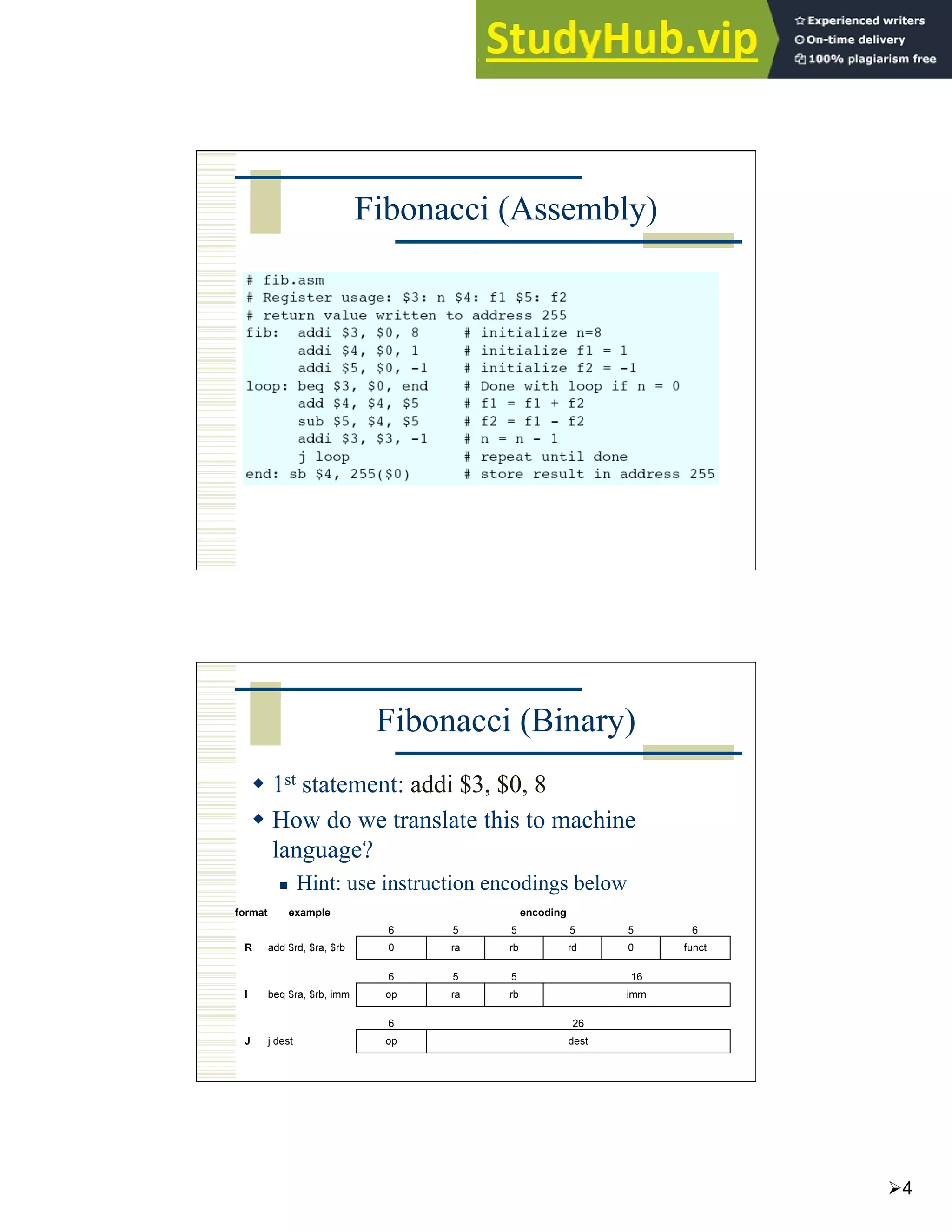 An Example MIPS | PDF