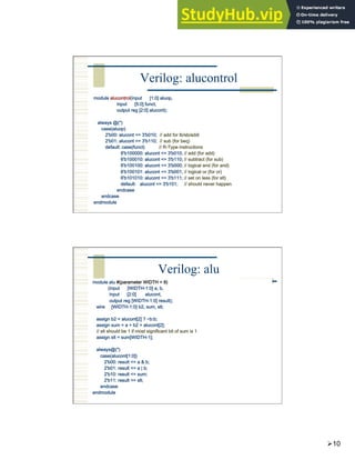 An Example MIPS | PDF