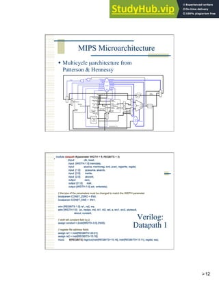 An Example MIPS | PDF
