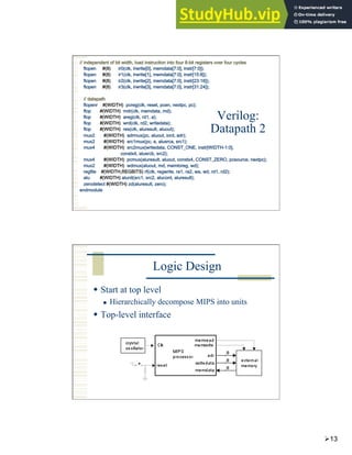 An Example MIPS | PDF