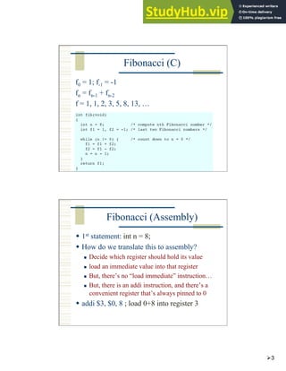 An Example MIPS | PDF