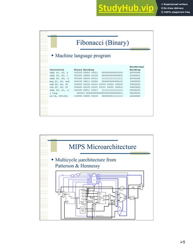 An Example MIPS | PDF