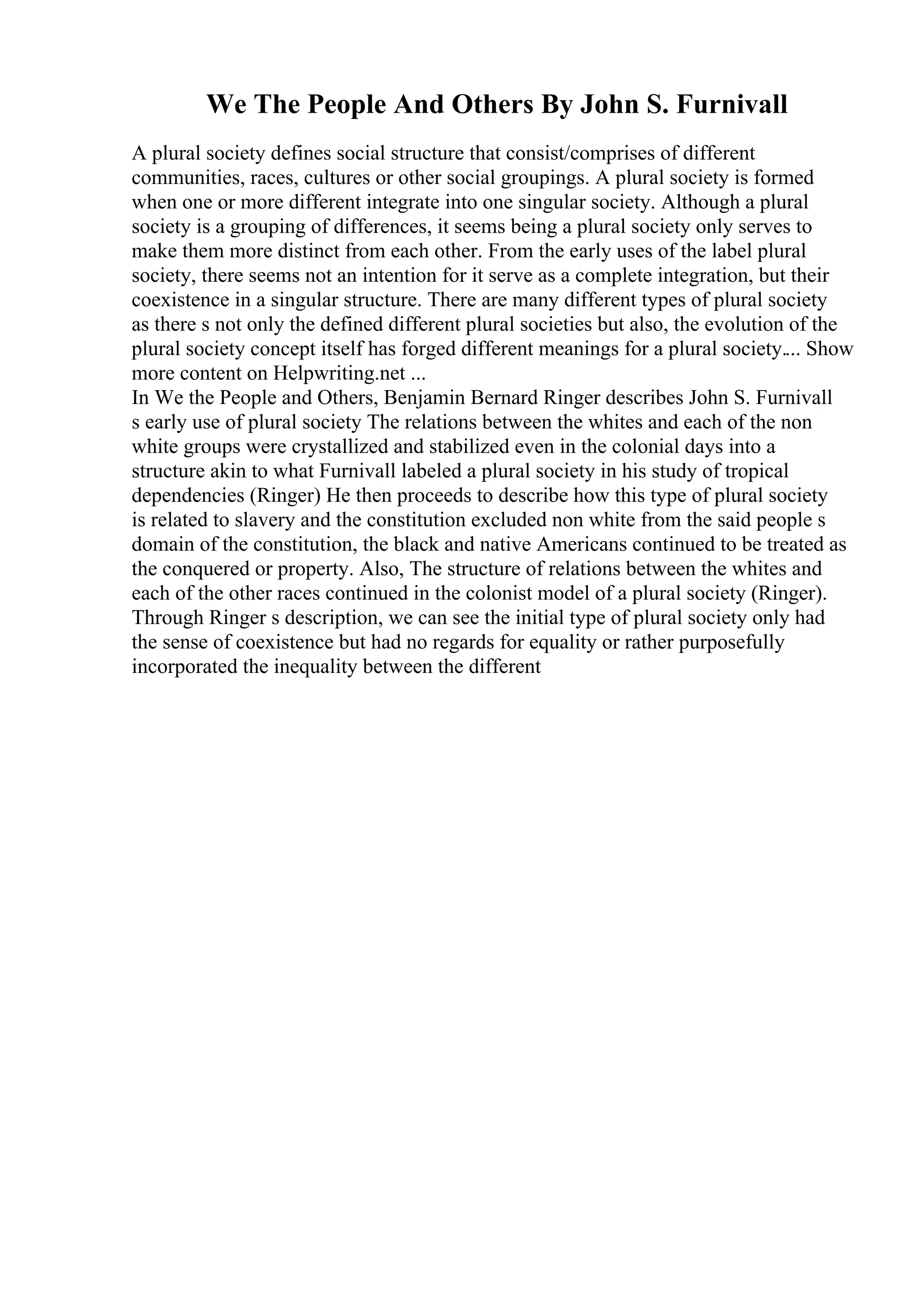 An Example Of A Personal Essay | PDF