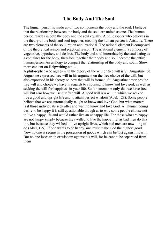 An Example Of A Personal Essay | PDF