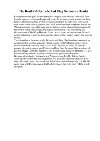 An Example Of A Reflective Essay | PDF