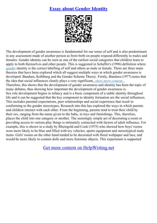 An Example Of Expository Essay | PDF