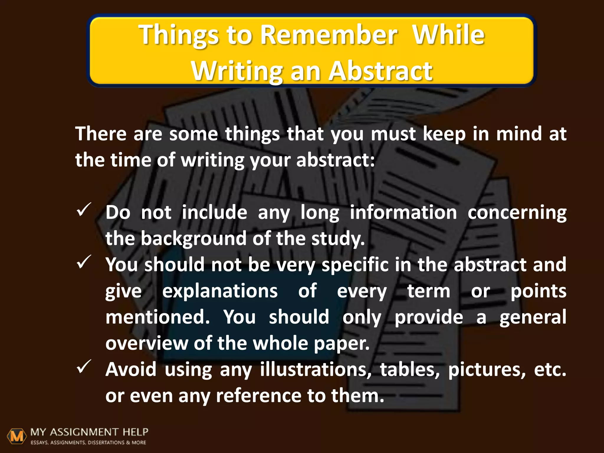 What is abstract? | PDF