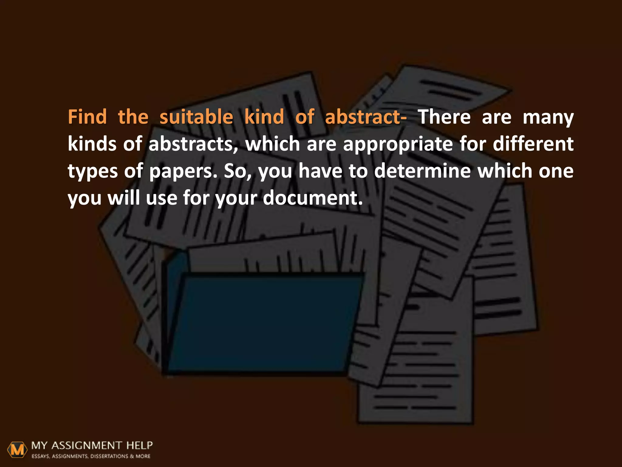 What is abstract? | PDF