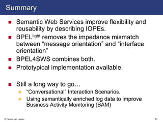 An Execution Engine For Semantic Business Processes | PDF