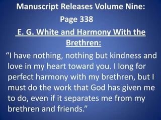 An exegesis of the character and word of brethren | PPTX