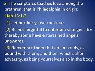 An exegesis of the character and word of brethren | PPTX | Christianity ...