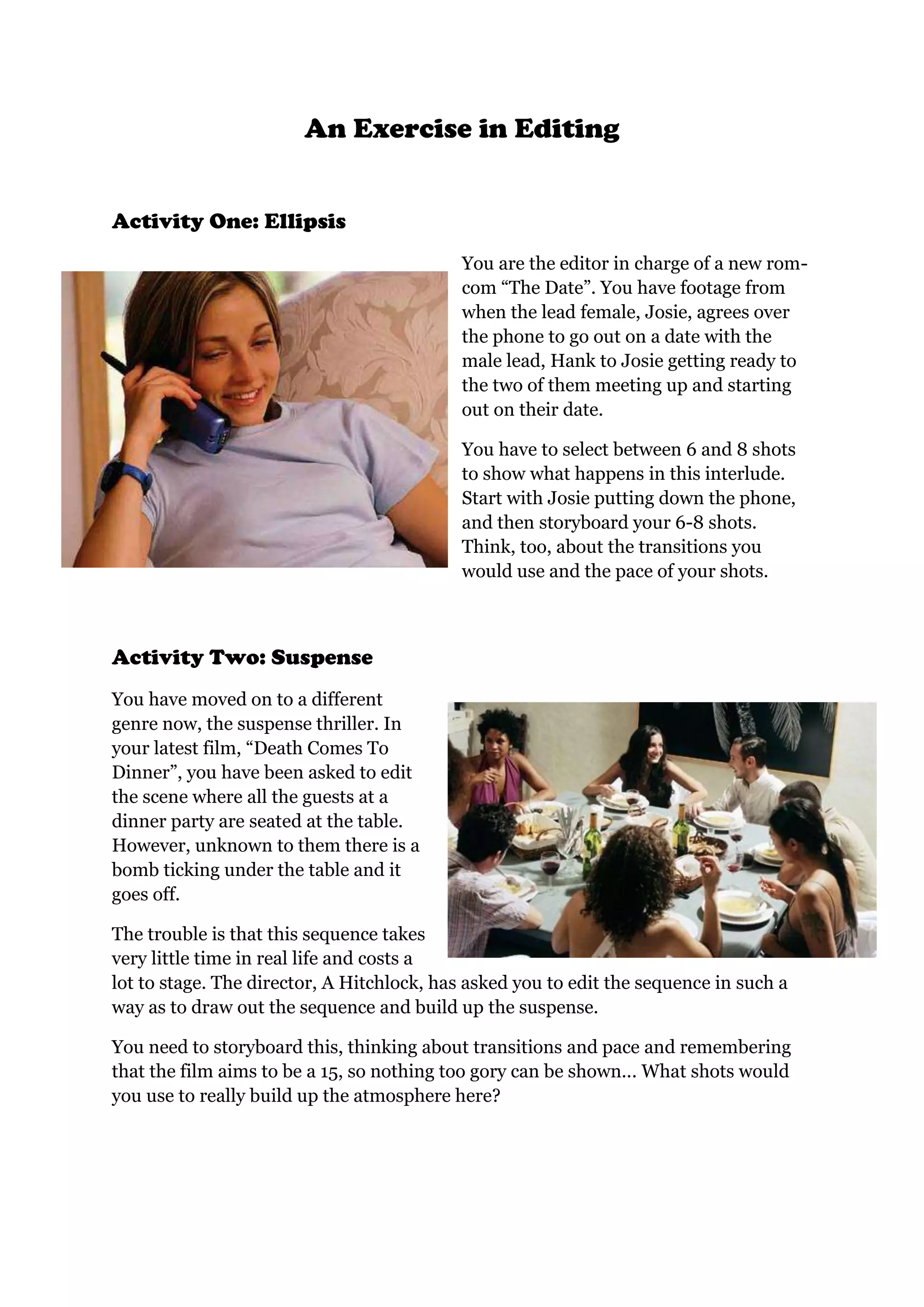 An exercise in editing | PDF