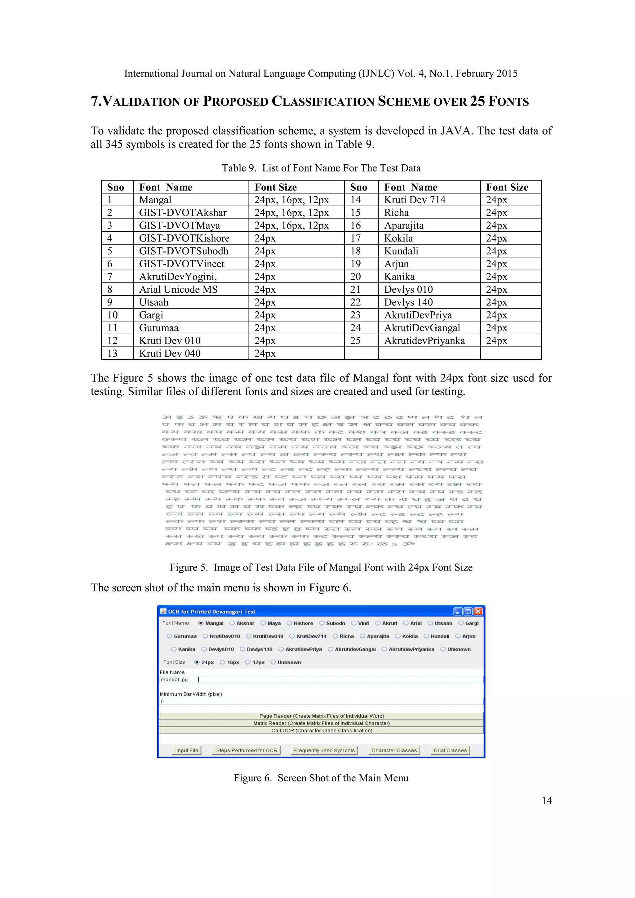 An exhaustive font and size invariant classification scheme for ocr of ...