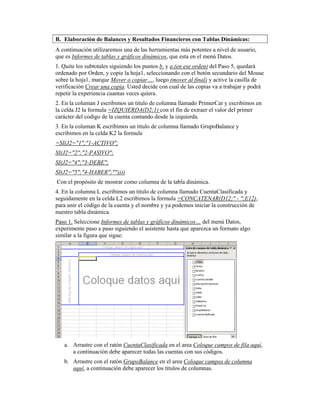 Anexo balance en excel | PDF