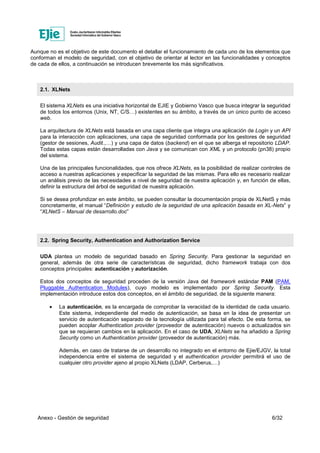 UDA-Anexo gestión de seguridad | PDF