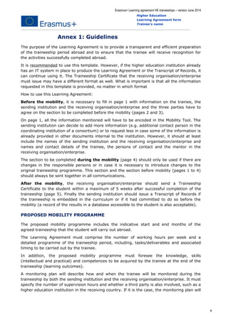 Anexo IV acuerdo-de-aprendizaje-para-practicas junio-2014 | DOC | Education