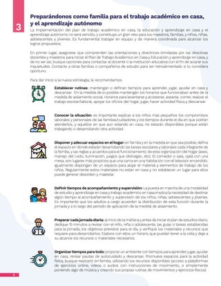 Anexo 2 orientaciones para apoyar el trabajoe en casa con la familias | PDF