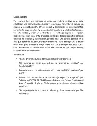 Anexo 4. Maneras de generar una cultura positiva en el aula.docx