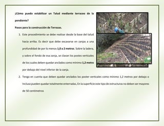 Anexo A. MANUAL DE OBRAS DE BIOINGENIERIA EN ZONAS DE LADERAS CON ...
