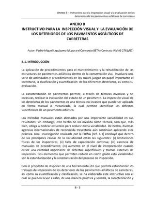 Anexo b Rehabilitacion Carreteras en Asfalto | PDF