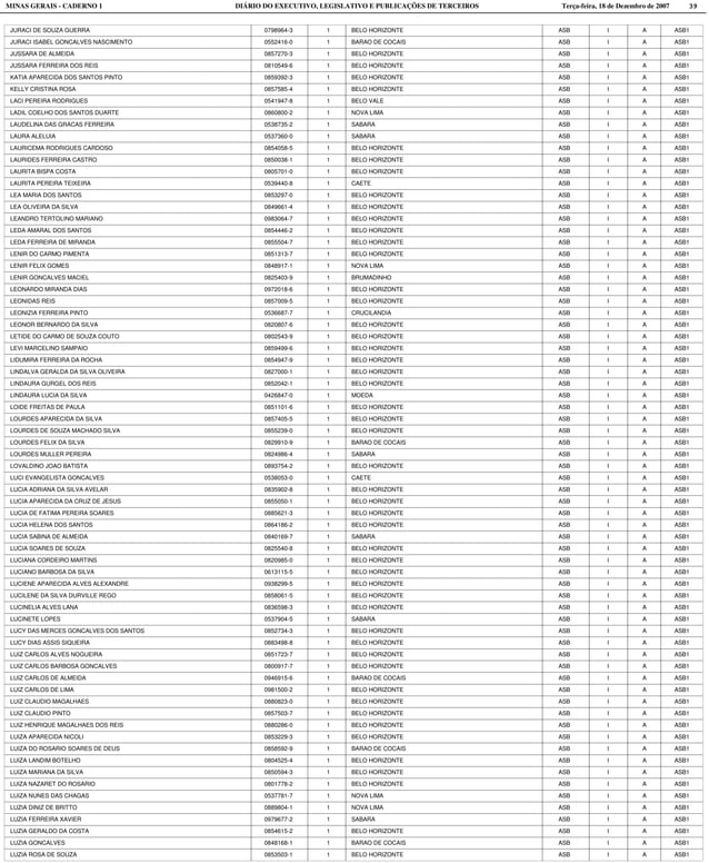 Lista de efetivados, Lei Complementar nº100 | PDF