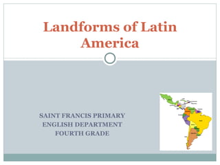 Landforms of Latin America | PPT